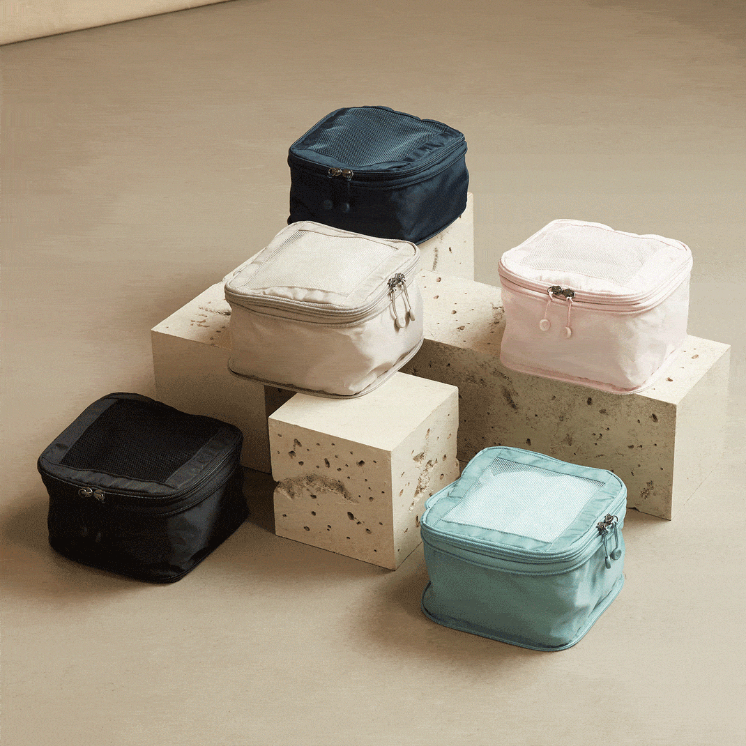 Packing Cubes in Black Set of 2 » Travel Accessories » Packing ...
