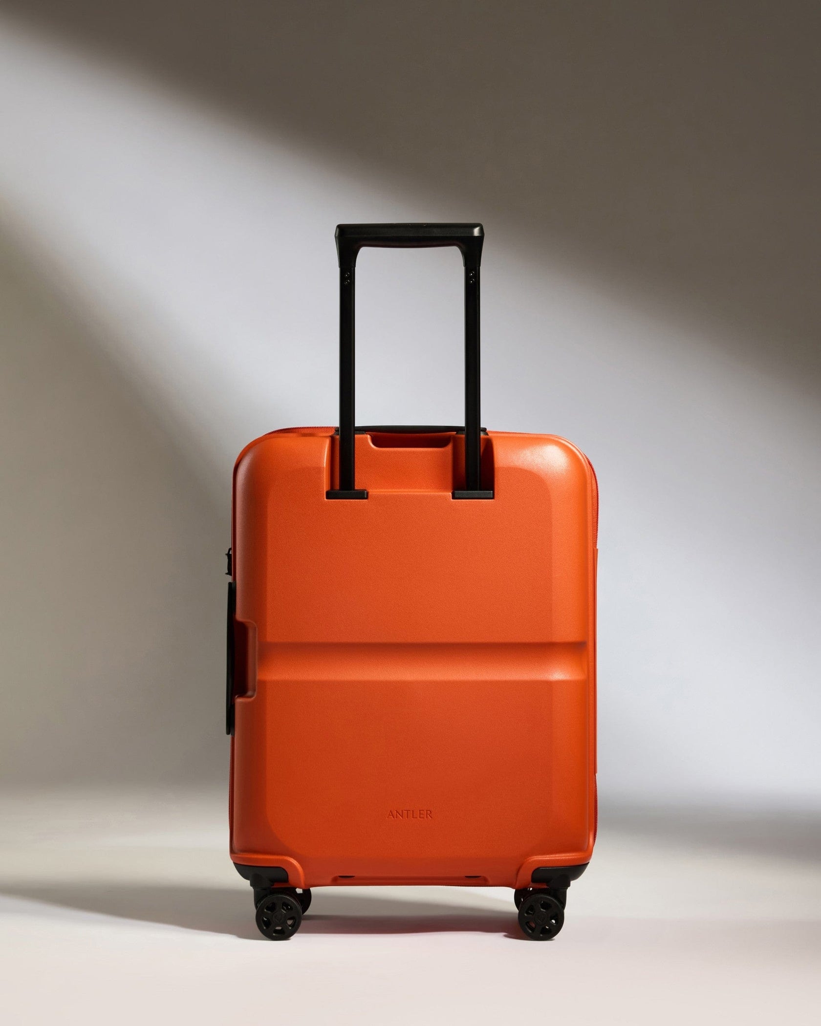 Cabin Suitcase in Orange - Single Stripe | Cabin Bag & Hard Luggage ...