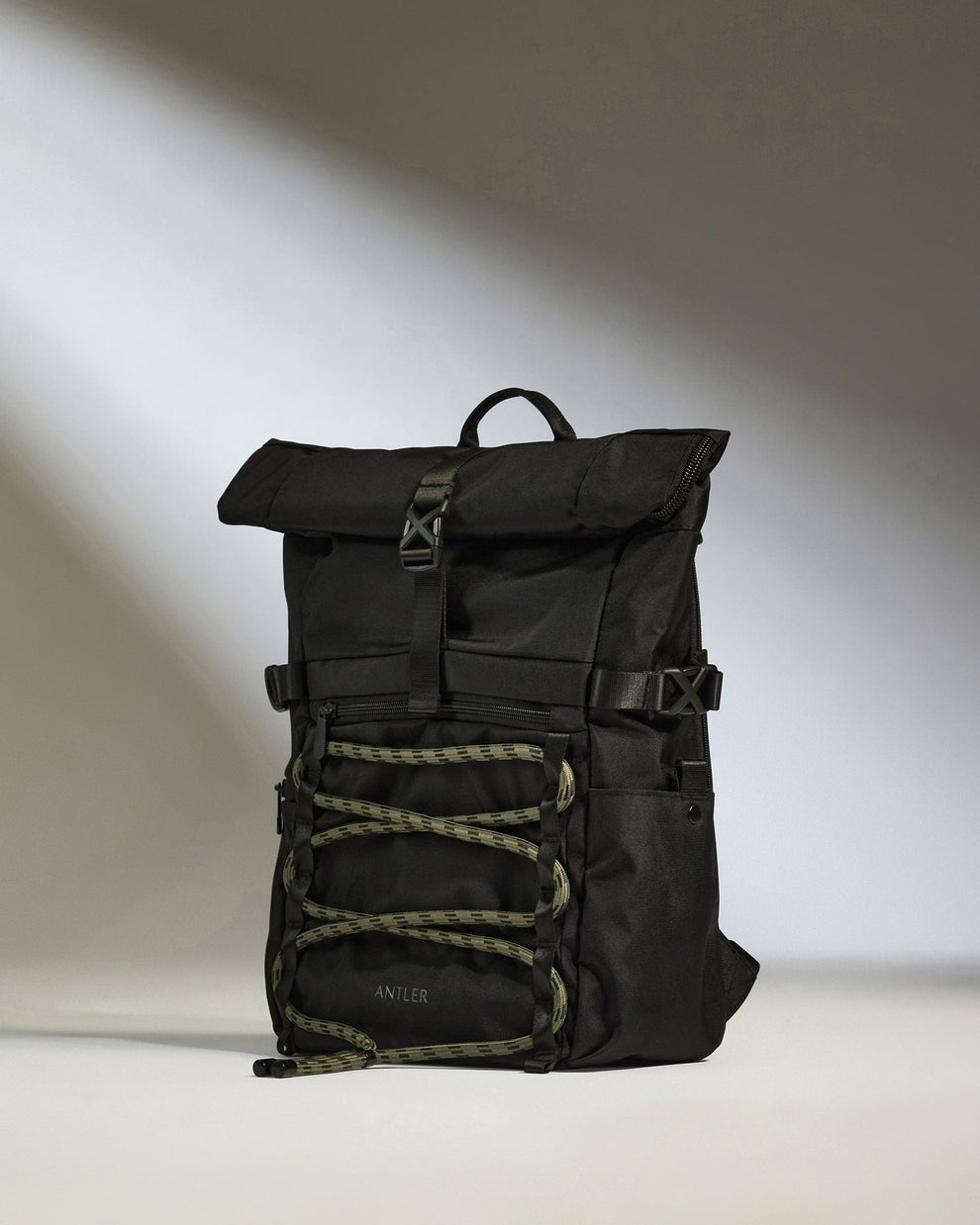 Discovery Roll Top Backpack in Carbon Black | Rucksacks & Travel Bags ...