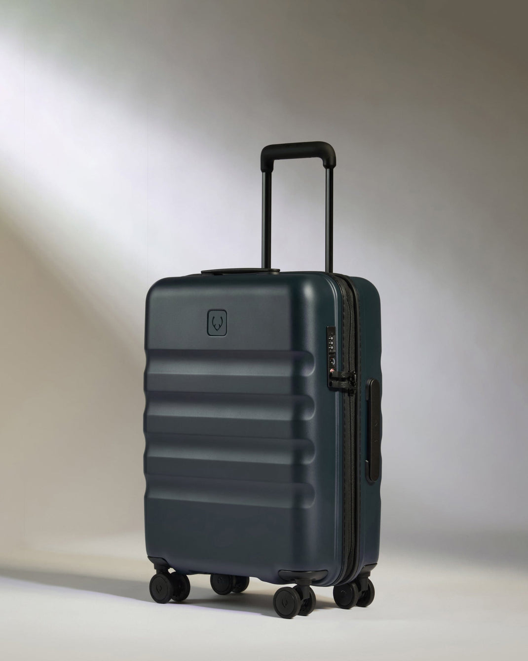 Expandable Cabin Suitcase in Navy - Icon Stripe | Lightweight & Hard ...
