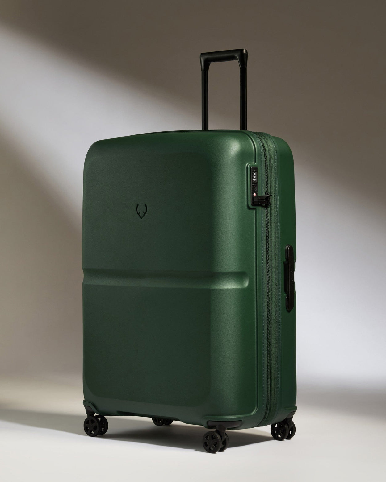 Suitcase Set in Green - Single Stripe | Cabin Luggage & Large Suitcases ...