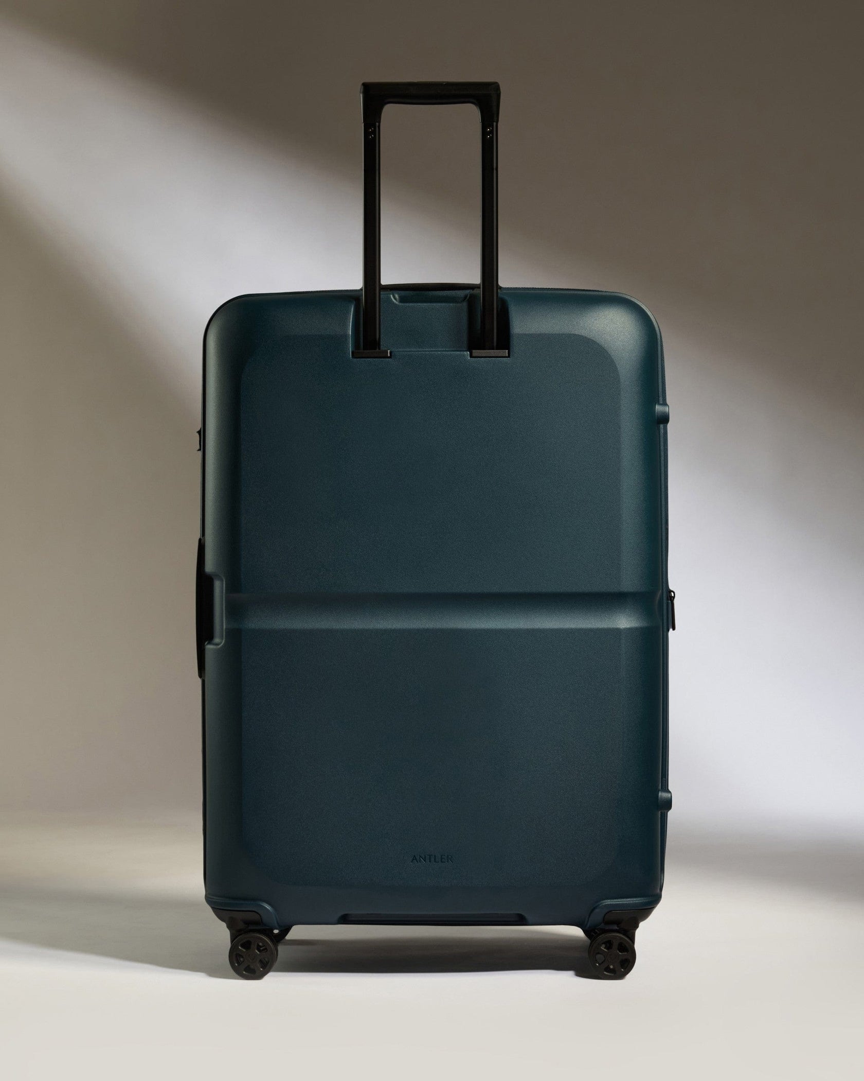 Large Suitcase in Navy - Single Stripe | Checked Luggage & Large ...