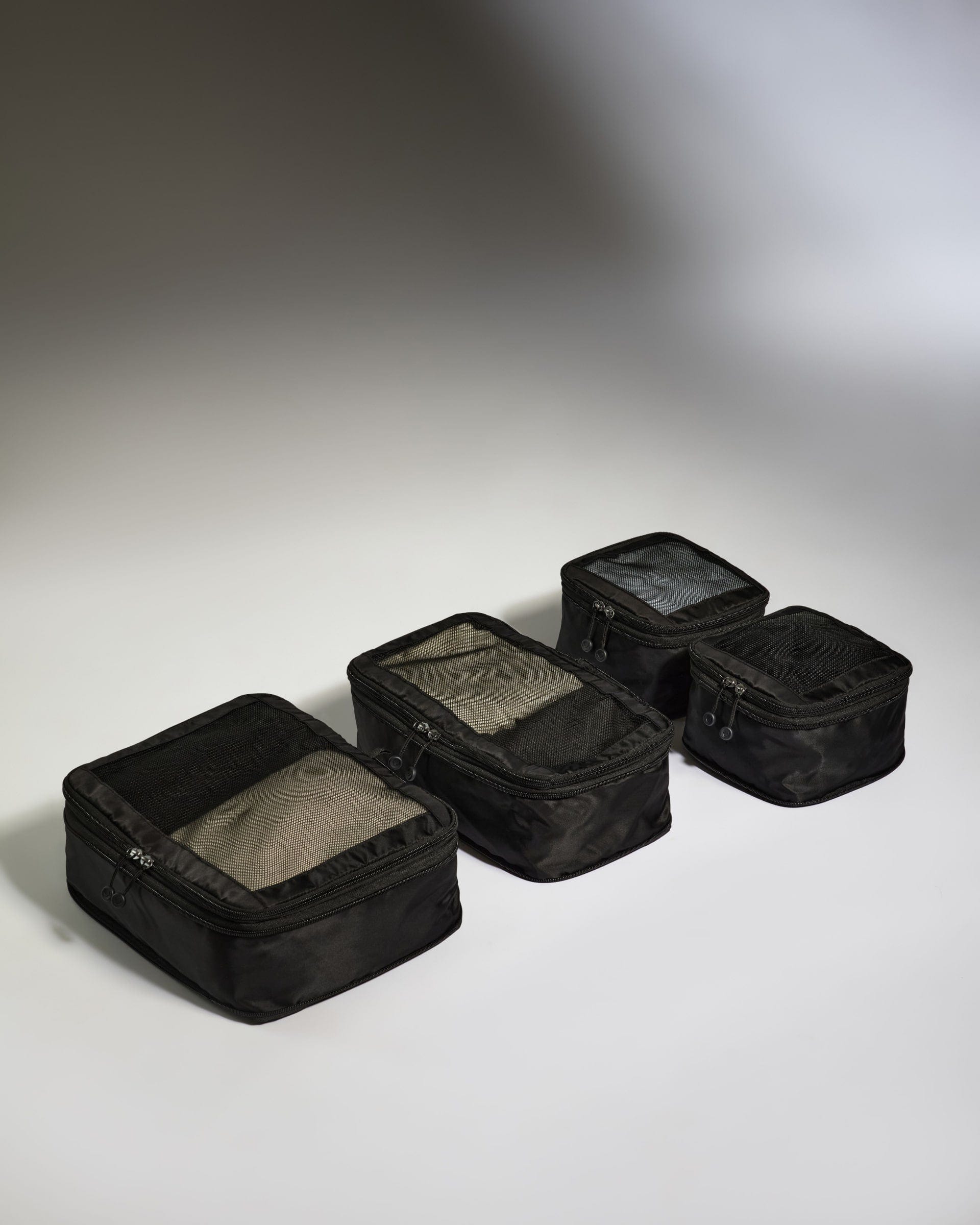 Packing Cubes in Black Set of 4 » Travel Accessories » Packing ...
