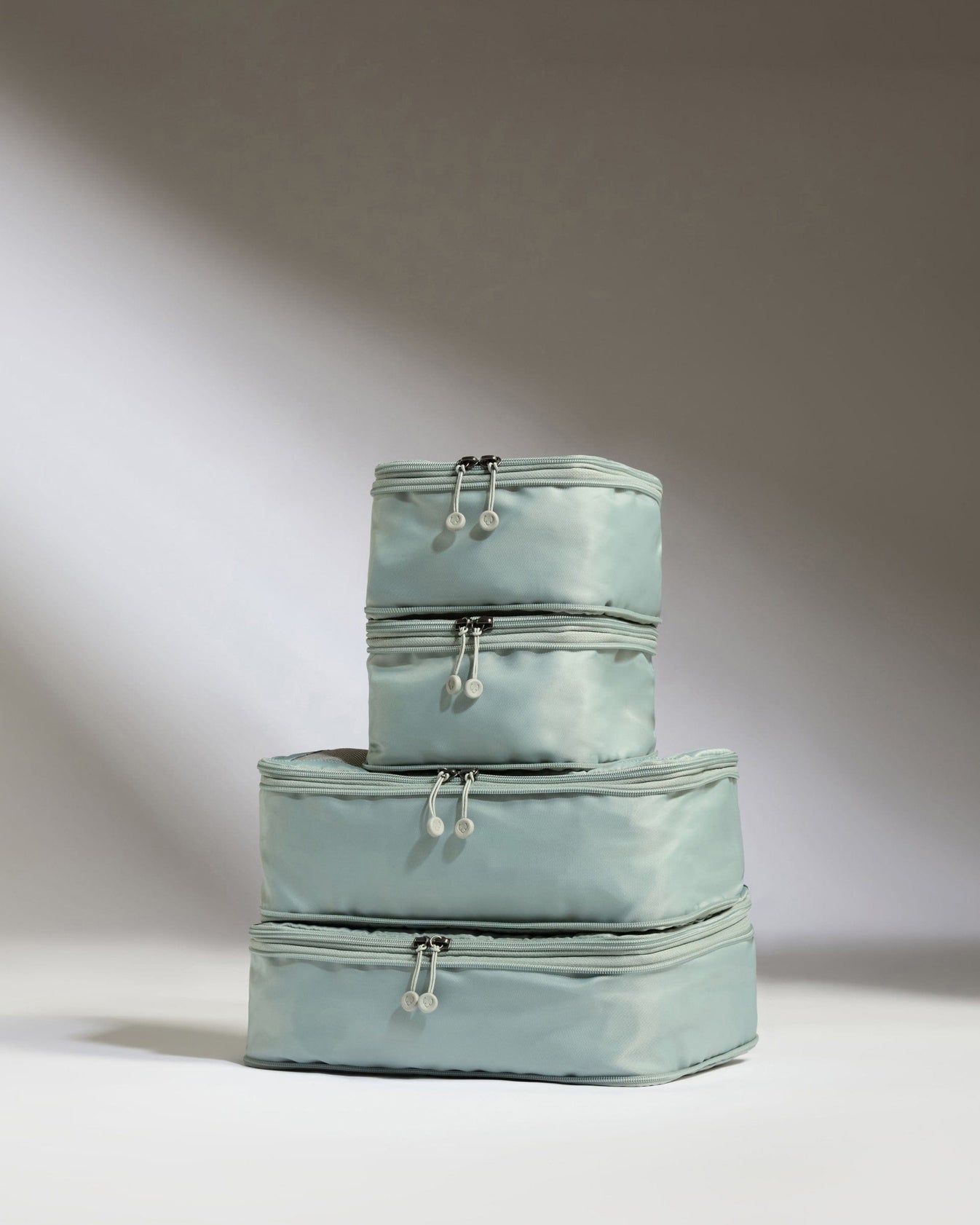 Packing Cubes in Mist Blue Set of 4 | Travel Accessories | Packing ...